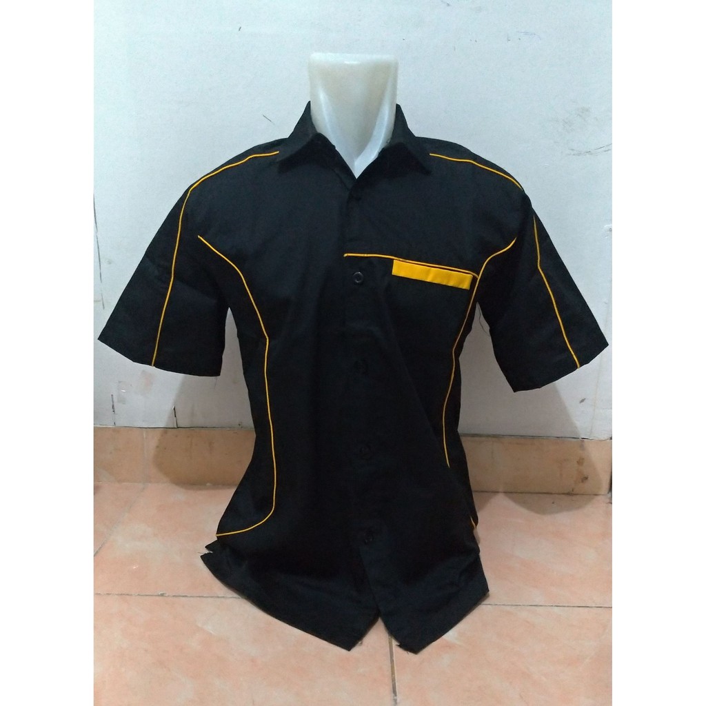 Jual SERAGAM KOMBINASI, KEMEJA SERAGAM, BAJU KERJA, SERAGAM DRILL, BAJU ...