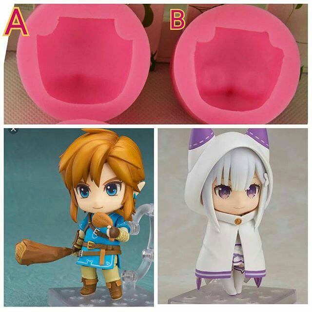 Jual Cetakan Wajah Nendoroid Figure BJD AB Action Figure cetakan ...