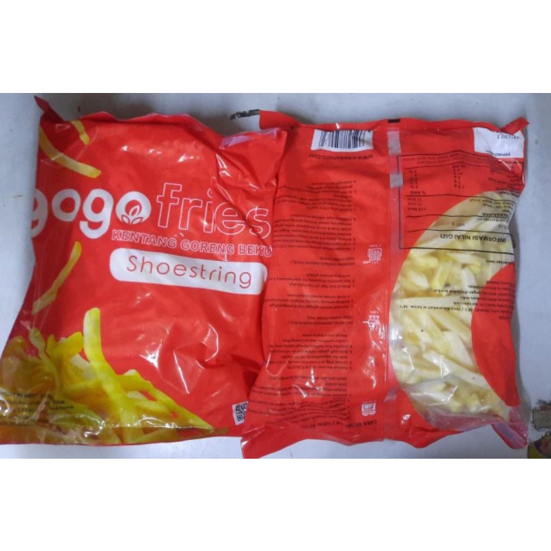 Jual kentang beku 1kg / kentang goreng / shoestring / Frozen food ...