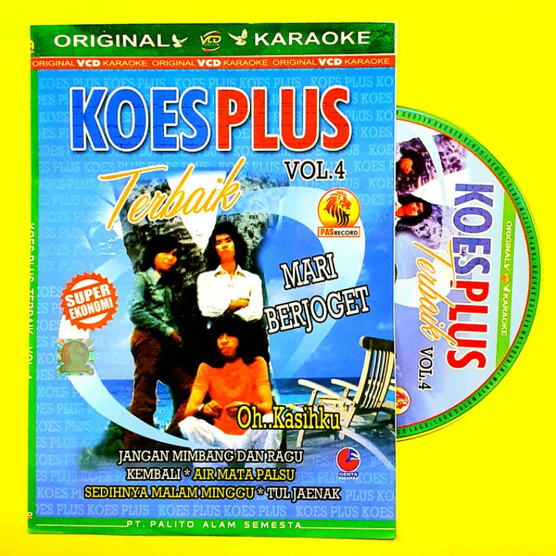 Jual KASET DISC VIDEO MUSIC ORIGINAL KARAOKE KOES PLUS ALBUM TERBAIK - KASET LAGU POP KENANGAN ...