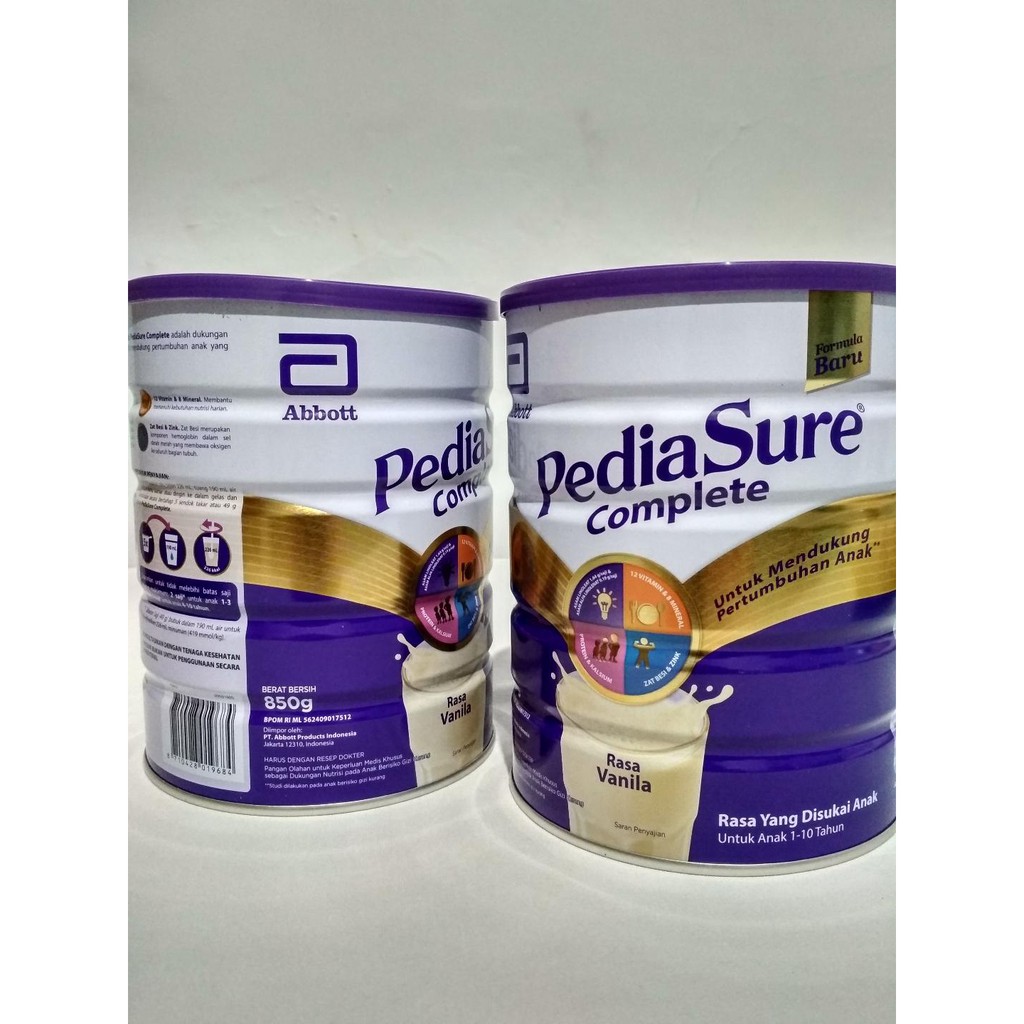 Jual Pediasure Triplesure & COMPLETE 850 gram rasa Vanilla / Madu | Shopee Indonesia