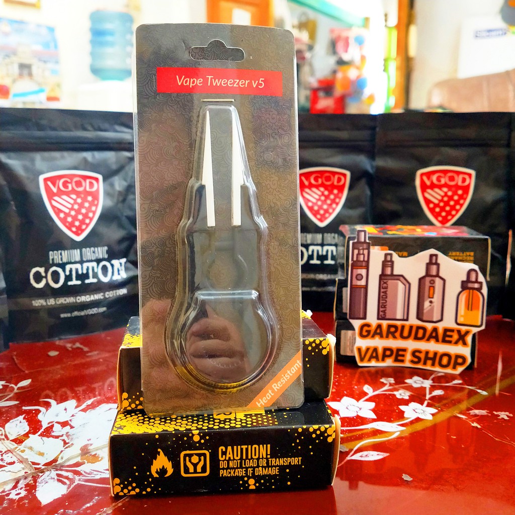 Jual TWEEZER COIL CERAMIC V5 VAPE AUTHENTIC ALAT PINSET JEPIT KOIL ...