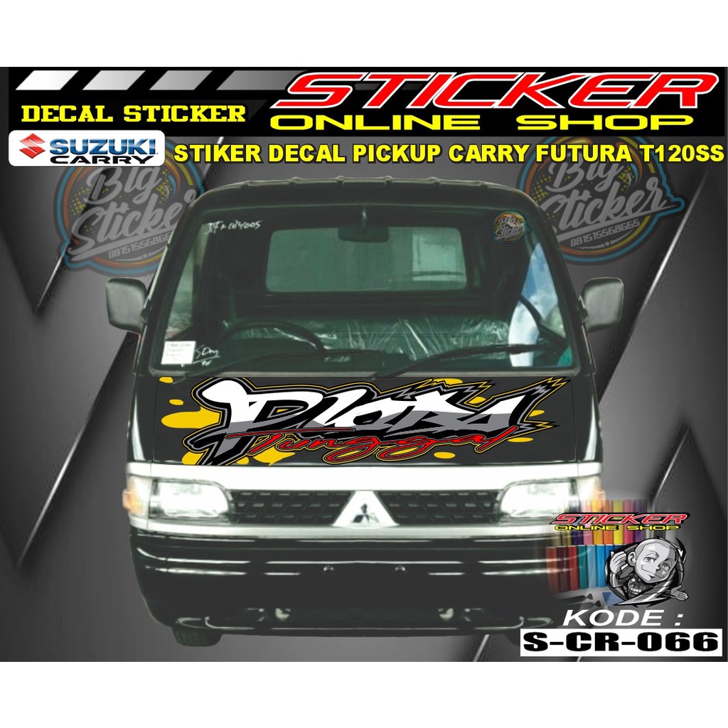 Jual stiker mobil dekal PICKUP CARRY decal print variasi terbaru.DECAL ...