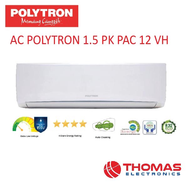 Jual AC Polytron 1.5PK PAC 12VH NEUVA ICE / 1.5 PK PAC12VH / 12 VH ...
