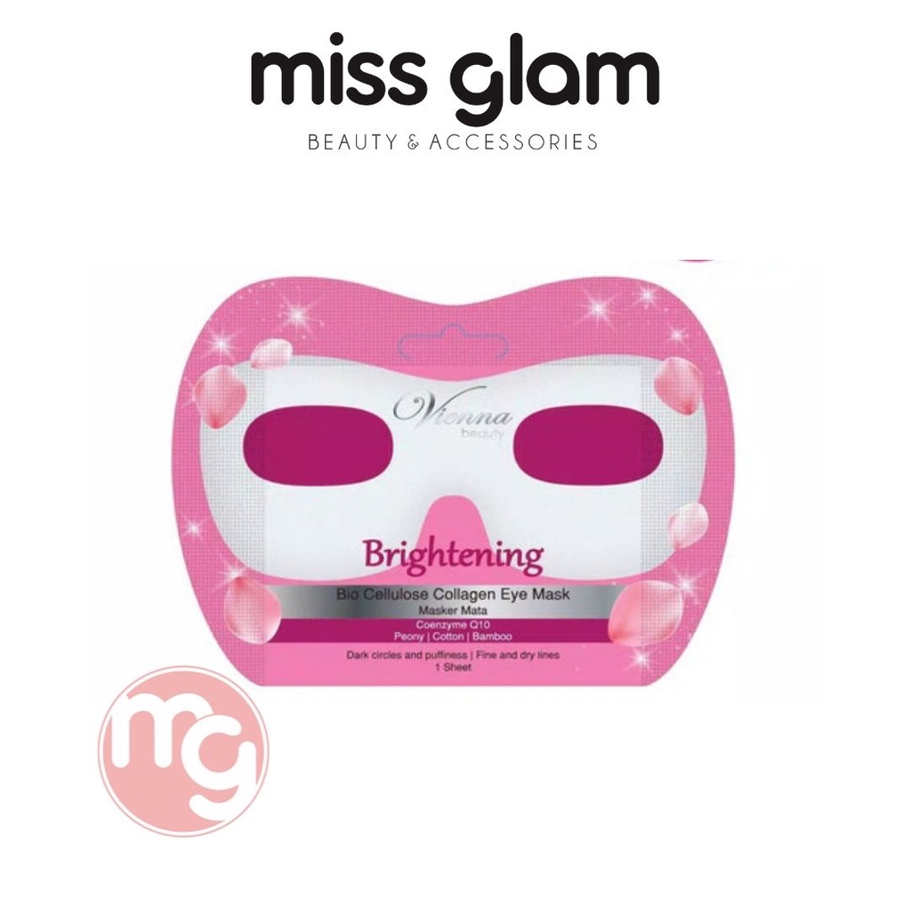 Jual Vienna - Brightening Bio Cellulose Collagen Eye Mask | Shopee ...
