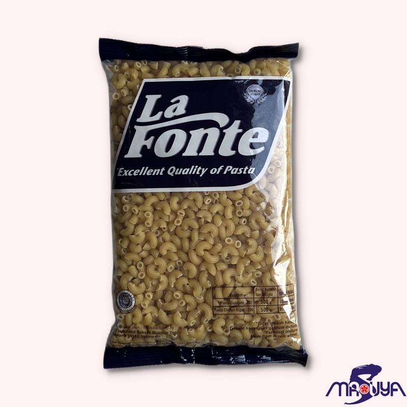Jual La fonte Macaroni / Chifferi Rigate short 500gr | Shopee Indonesia