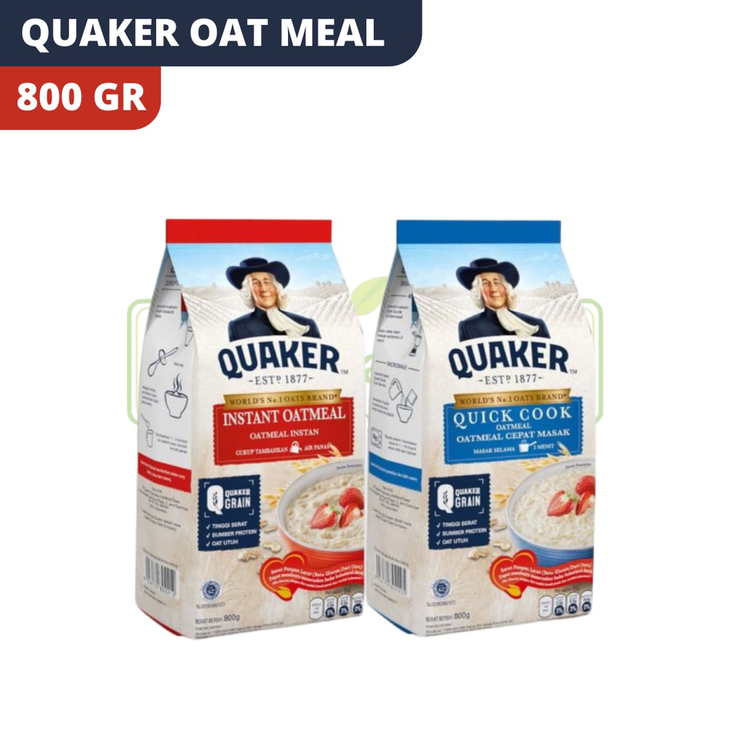 Jual QUAKER OAT MEAL 800GR | Shopee Indonesia