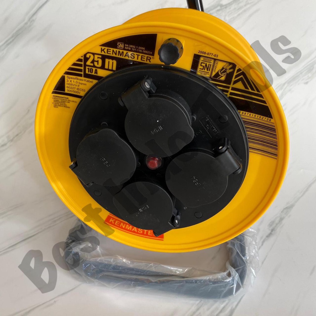 Jual KABEL ROLL KENMASTER SNI 50 M 3 X 1,5 TIPE TEBAL STOP KONTAK 4 ...