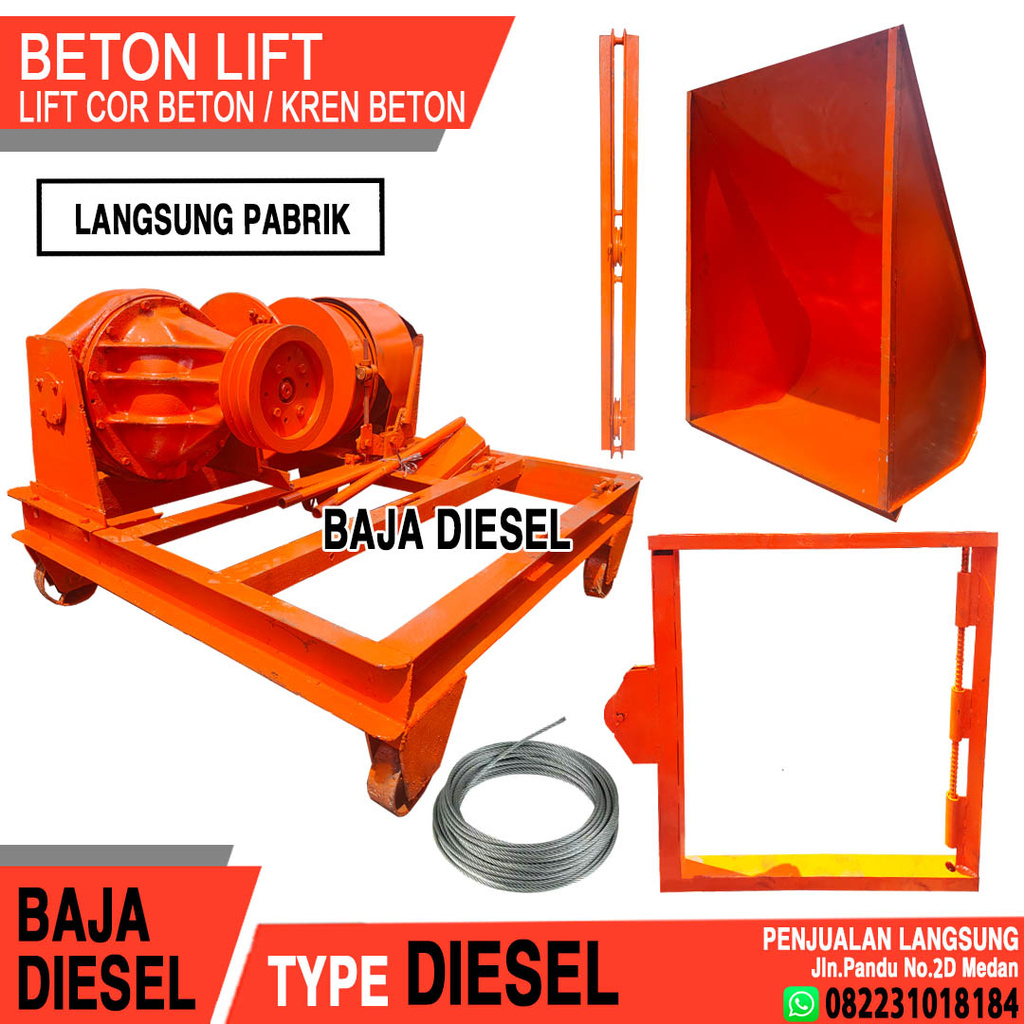 Jual Beton Lift COMMANDO 30M/ Lift Cor Beton / Kren Beton | Shopee ...