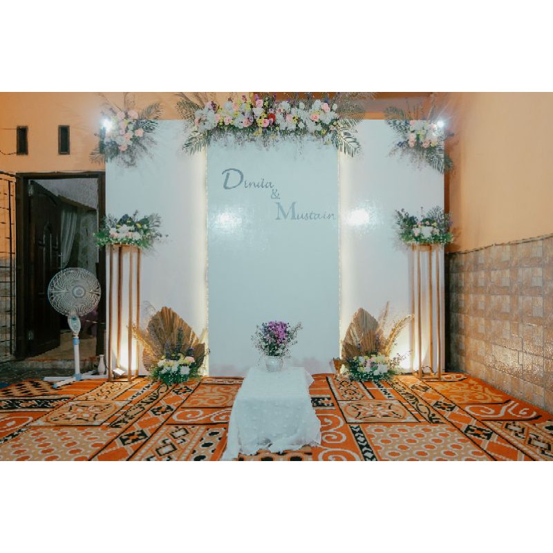 Jual Backdrop akad Nikah/Lamaran (SEWA) | Shopee Indonesia