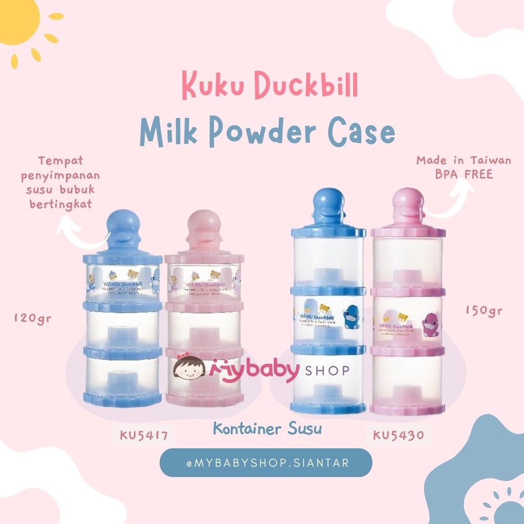 Jual Kuku Duckbill KU5417 KU5430 Stackable Milk Powder Container |Wadah Tempat Susu Formula ...