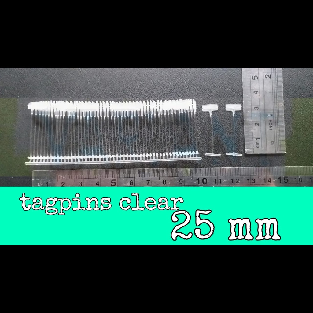 Jual TAG PIN TAG PINS TAGPIN TAGPINS CLEAR 10mm 15mm 20mm 25mm 30mm ...