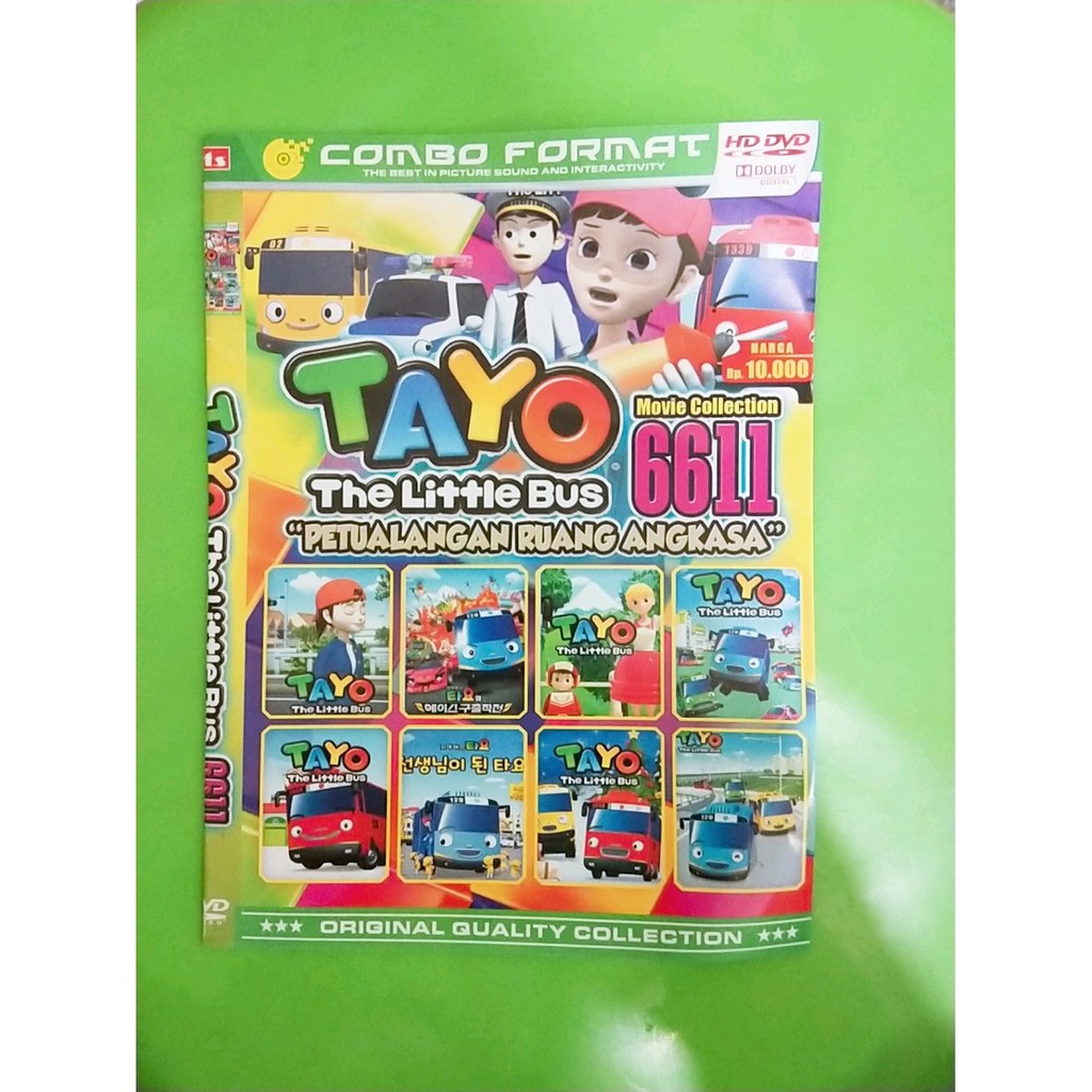 Jual KASET PROMOO DVD FILM COLLECTION KARTUN MIBIL TAYO | Shopee Indonesia