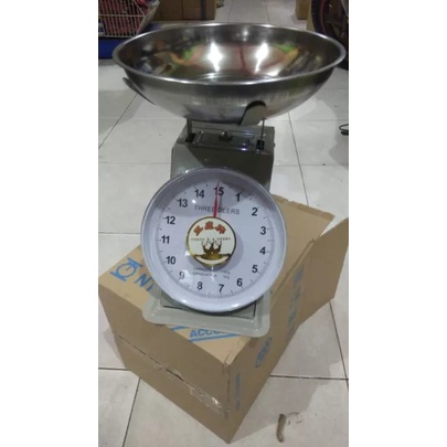 Jual TIMBANGAN ANALOG BESI 15 KG / TIMBANGAN BUAH / TIMBANGAN DUDUK | Shopee Indonesia
