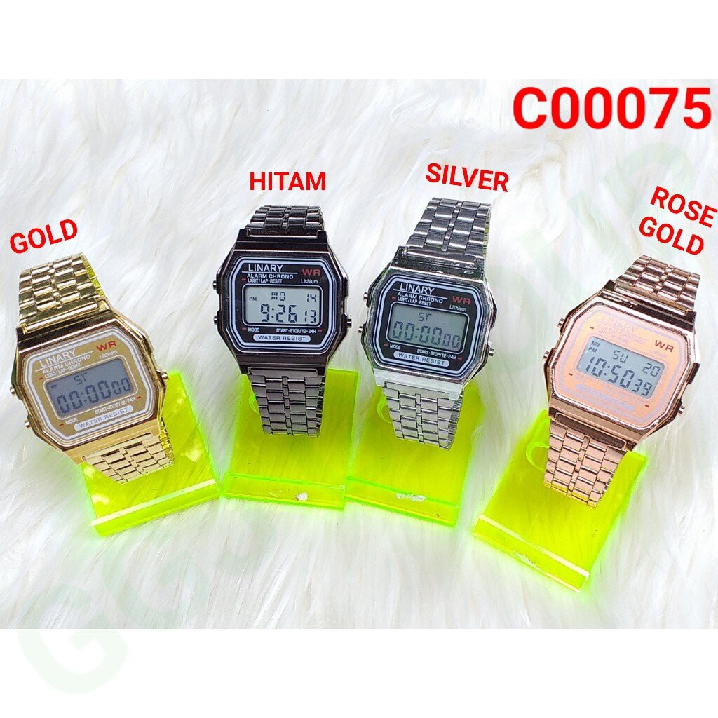 Jual ( C075 ) JAM TANGAN KREPYAK DIGITAL DEWASA HARGA MURAH | Shopee ...