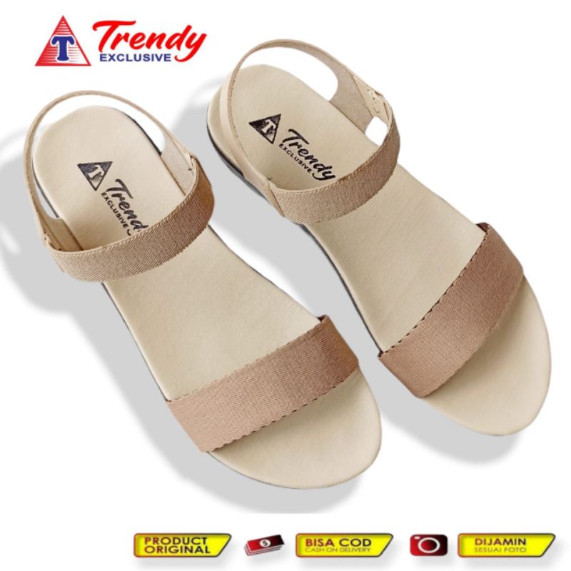Jual sandal cewek trendy / sandal cewek terbaru / sandal cewek kekinian ...