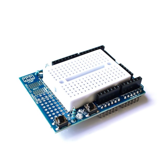 Jual Proto Shield Arduino Uno Protoshield Prototype Breadboard Project ...