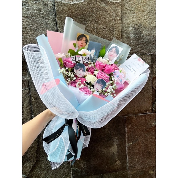 Jual BUKET BUNGA BTS/BOUQUET BUNGA BTS/BUKET ARMY BTS/BOUQUET ARMY BTS ...