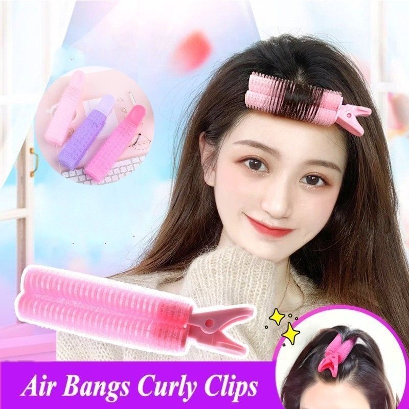Jual Jepit Rol Poni Rambut // Hair Root Fluffy Clip Velcro Roll Rambut ...