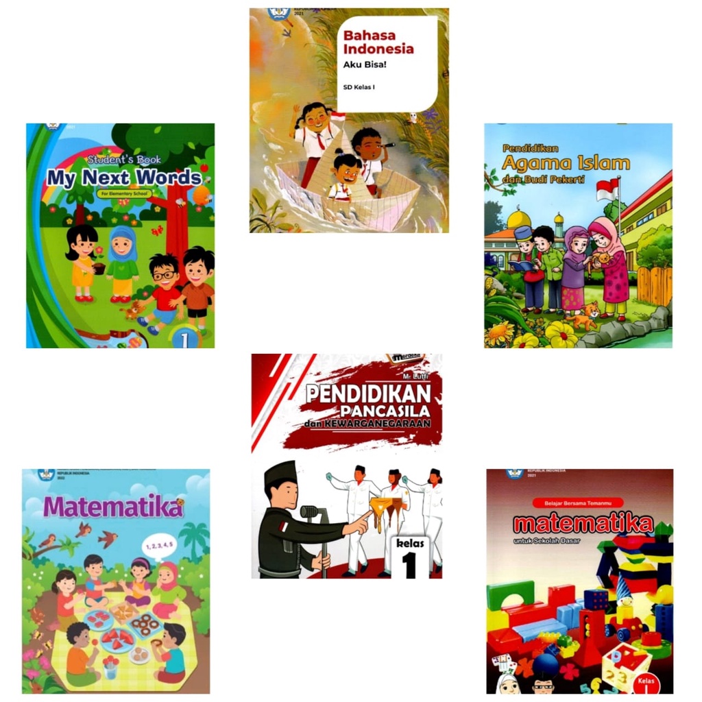 Jual ORI harga satuan buku teks siswa kurikulum merdeka untuk SD/mi kelas 1 edisi terbaru ...