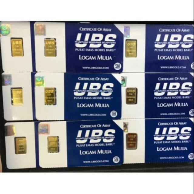 Jual UBS LOGAM MULIA EMAS SNI SERTIFIKAT UBS (100% ORI) | Shopee Indonesia