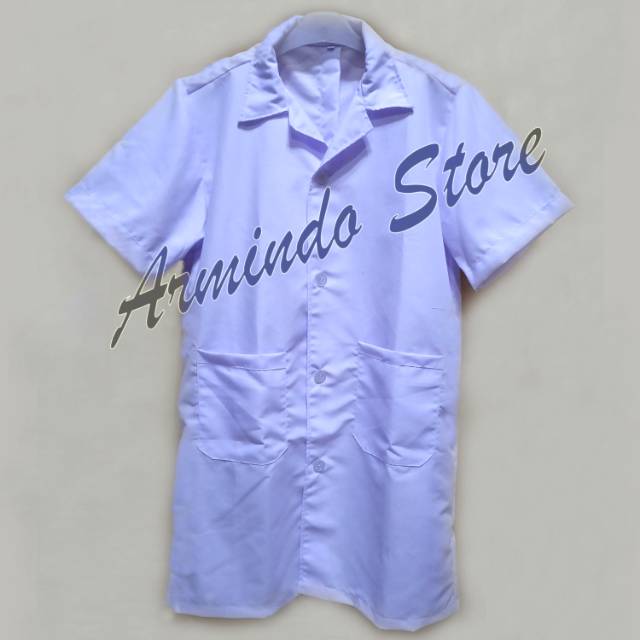 Jual Jas Lab Jas Laboratorium Lengan Pendek | Shopee Indonesia