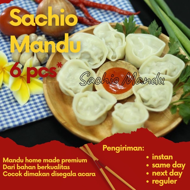 Jual Mandu Home Made isi 6 Pcs [ Frozen Food ] [ Dumpling ] [ dimsum ...