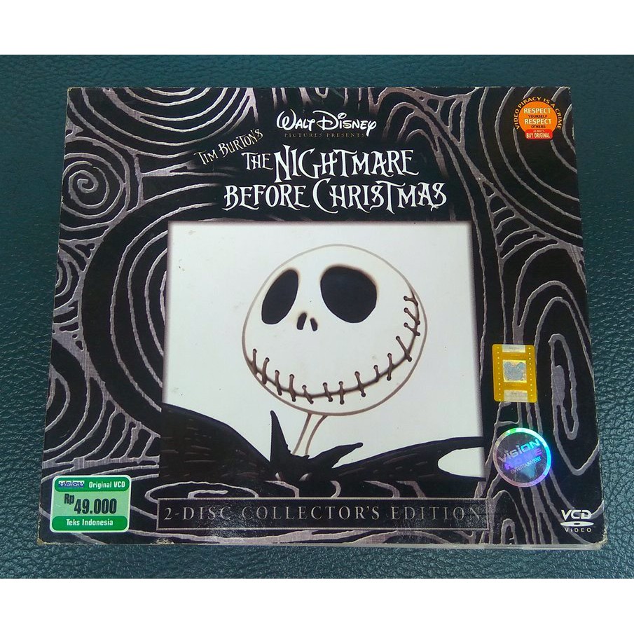 Jual Kaset VCD Night Before Christmas Collector Edition Original ...