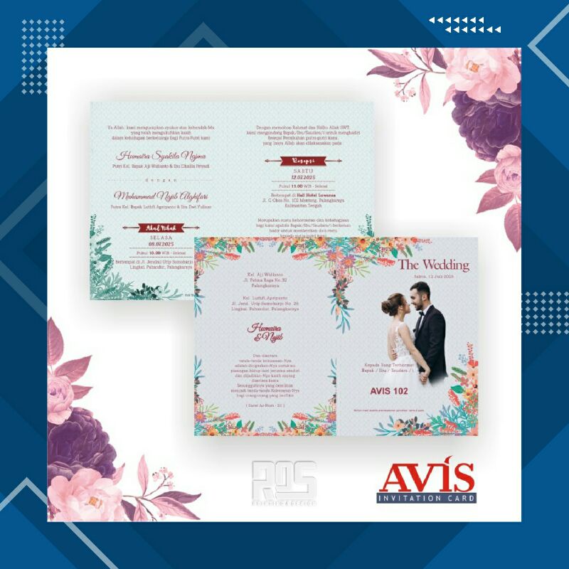 Jual Blangko undangan AVIS 102 blanko kosong Ros Printing Design Tuban | Shopee Indonesia