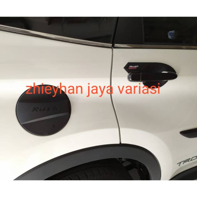 Jual All new rush / terios 2018 2019 2020 paket handle outer tutup tangki blacktivo | Shopee ...