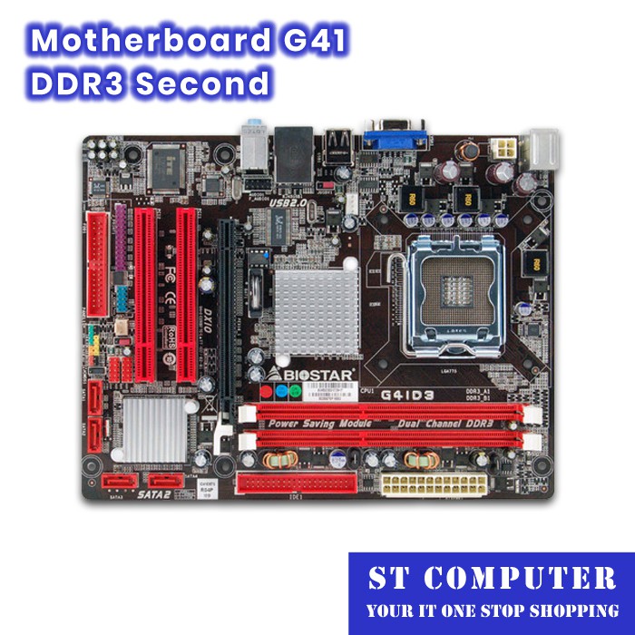 Jual Motherboard / Mobo G41 DDR3 Socket LGA 775 Second | Shopee Indonesia