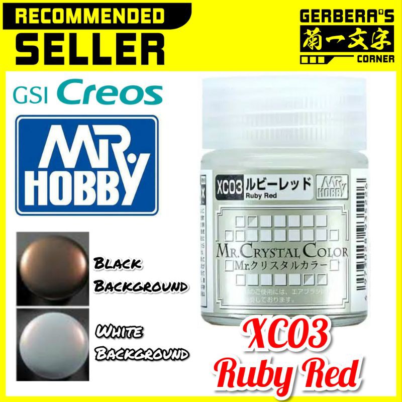 Jual XC03 Ruby Red Mr Crystal Color - Mr. Hobby Original | Shopee Indonesia