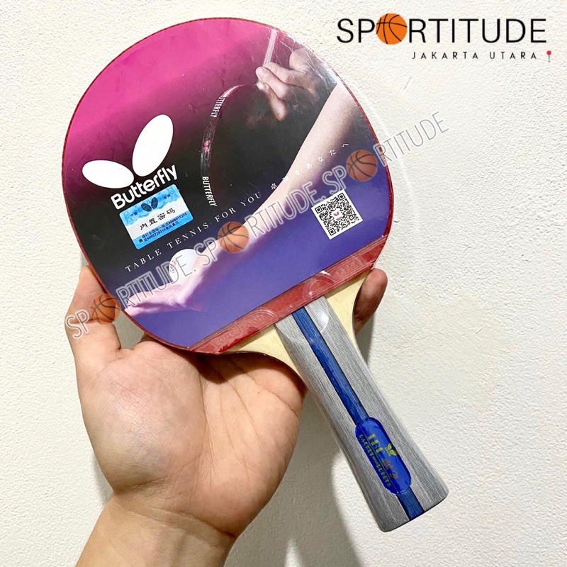 Jual Bet Pingpong Bat Tenis Meja Bat Pingpong Butterfly TBC 402 ORIGINAL | Shopee Indonesia