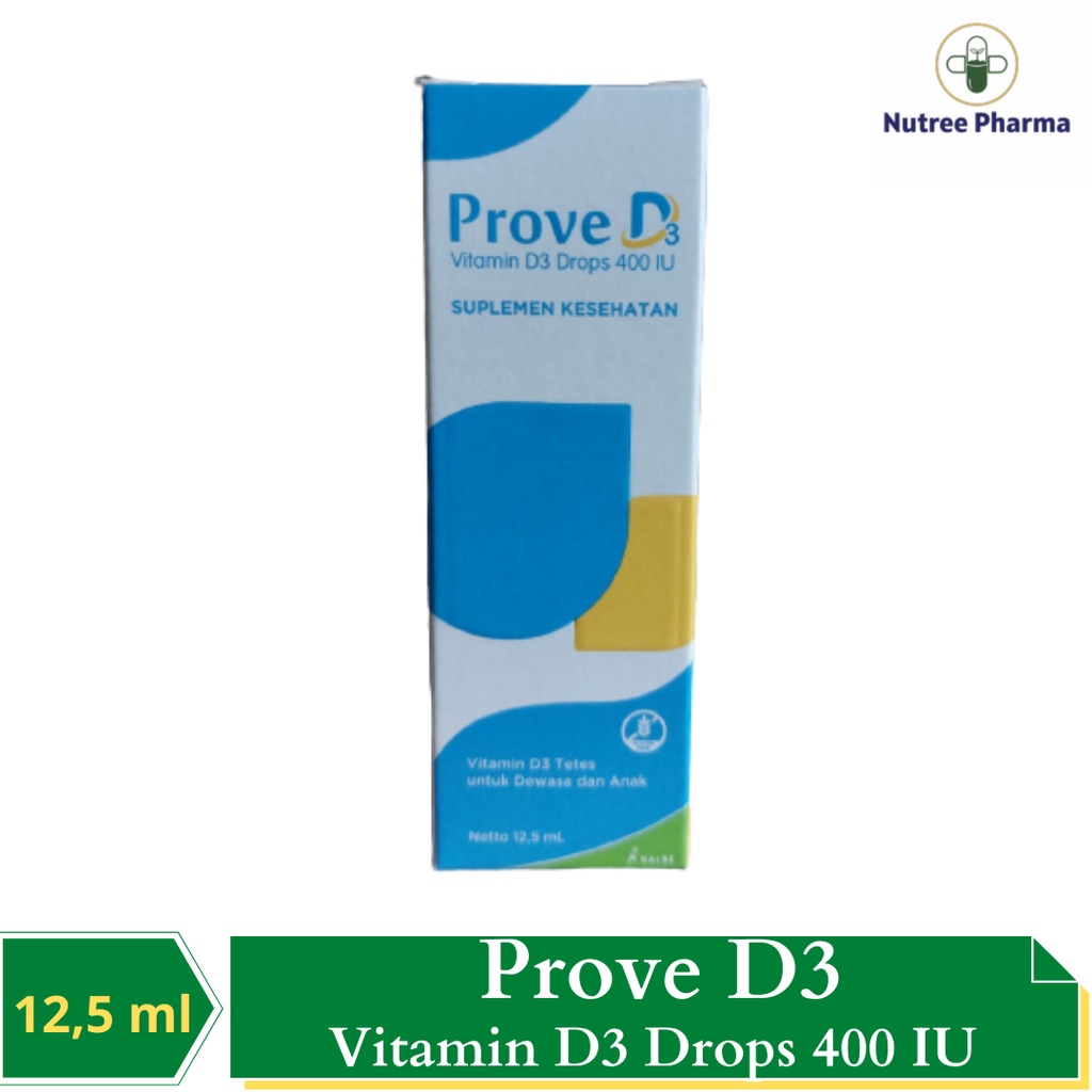 Jual Prove D3 Drop - Vitamin D3 400 IU Tetes 12.5 ml untuk Dewasa dan ...