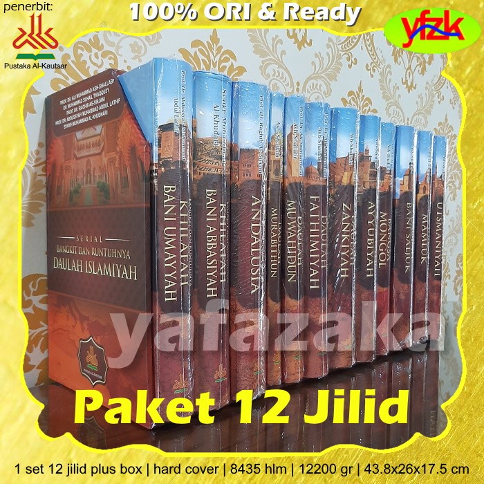 Jual Buku Serial Bangkit dan Runtuhnya Daulah Islamiyah Paket 12 Jilid ...