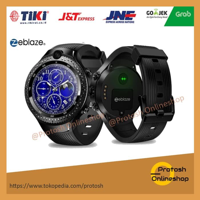 Jual Zeblaze Thor 4 Dual camera 4G LTE 5MP S-Amoled Smartwatch IOS Android | Shopee Indonesia