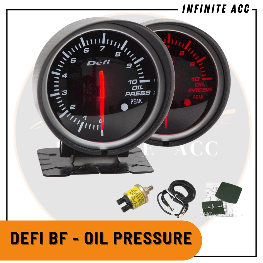 Jual Indicator Defi BF Link Gauges OIL PRESSURE Tachometer Accesories ...