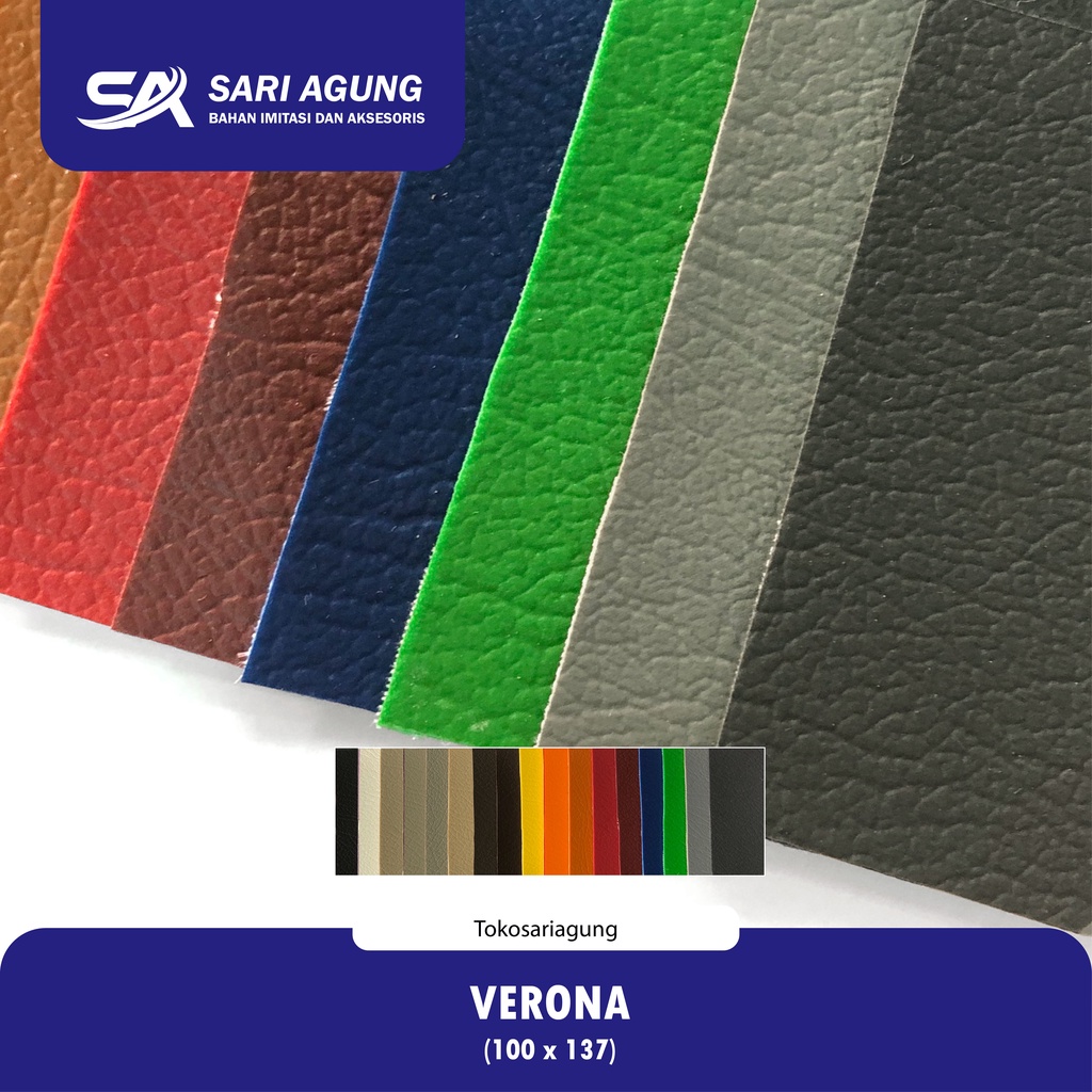 Jual VERONA (METER) VIROTEQ BAHAN KULIT SINTETIS OSCAR IMITASI JERUK ...