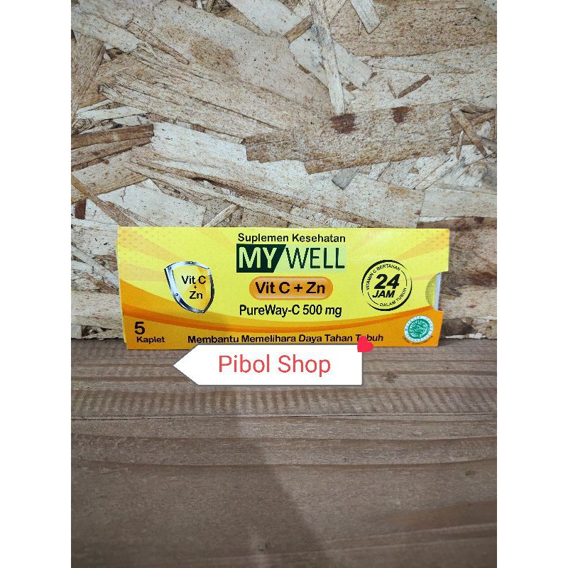 Jual MY WELL VIT C + ZN 5 KAPLET | Shopee Indonesia