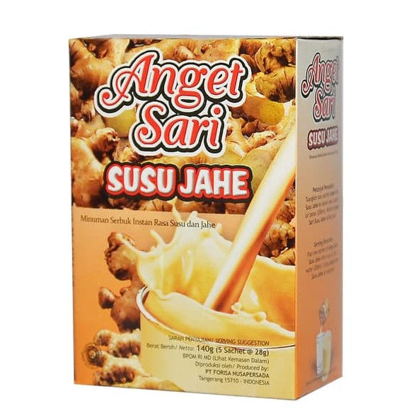 Jual Anget Sari Minuman Jahe isi 5 (Forisa) | Shopee Indonesia