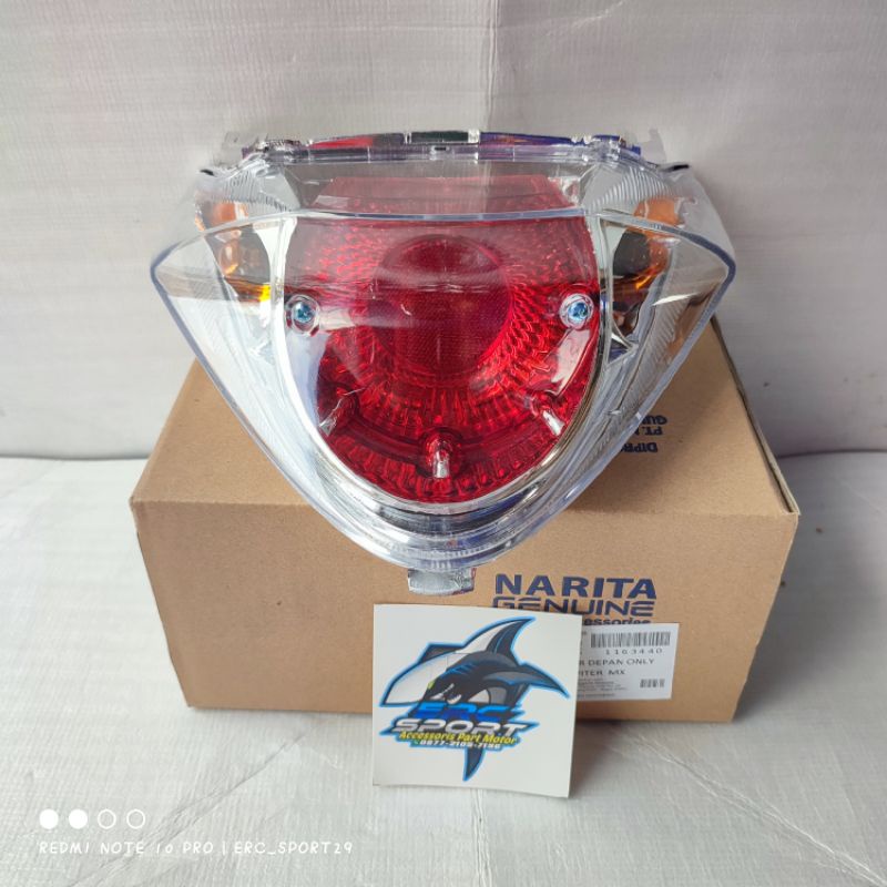 Jual PAKET HEMAT reflektor headlamp lampu depan mx lama stop belakang ...