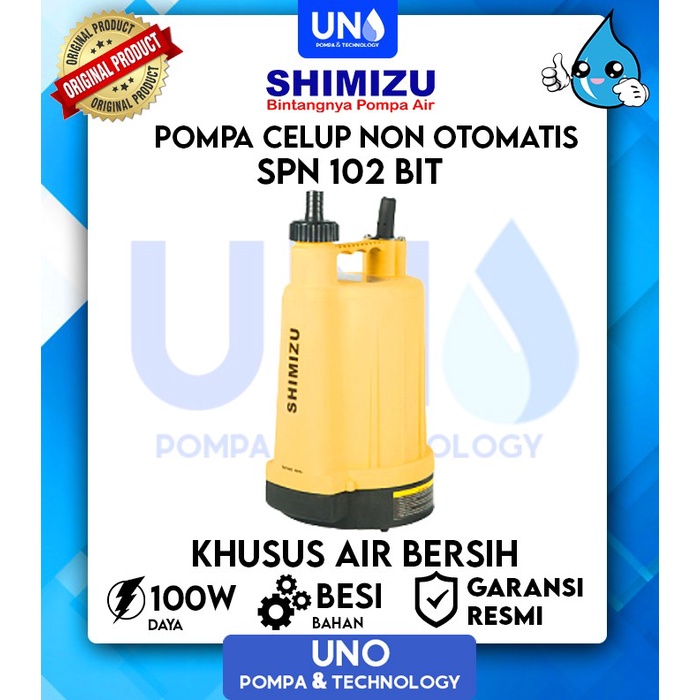Jual POMPA CELUP AIR BERSIH SHIMIZU SPN 102 BIT | Shopee Indonesia