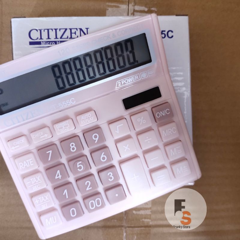 Jual Kalkulator Calculator Dagang Citizen Office Kantor 12 Digit Ukuran ...