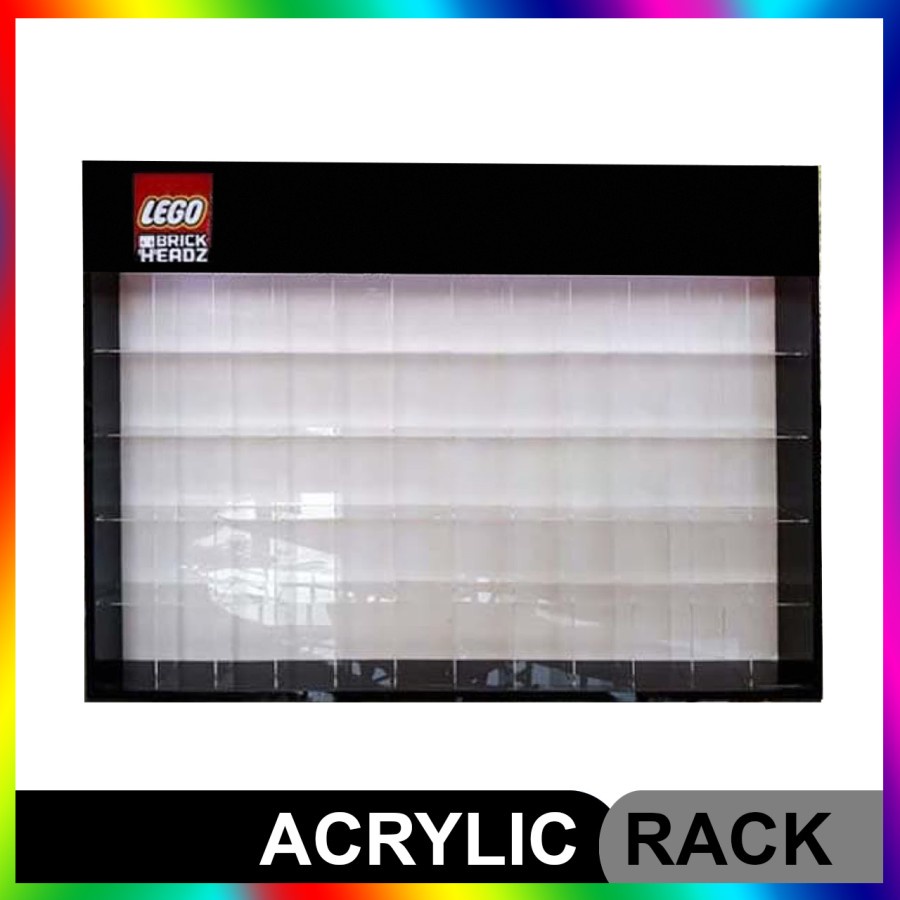 Jual Rak LEGO Brickheadz 60 - HITAM | Shopee Indonesia