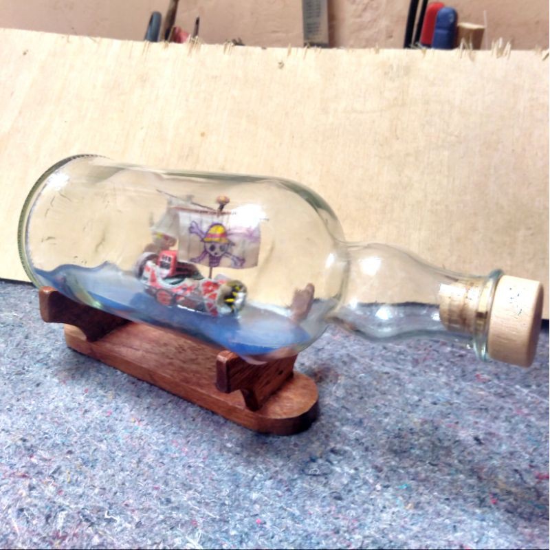 Jual miniatur kapal botol one piece | Shopee Indonesia