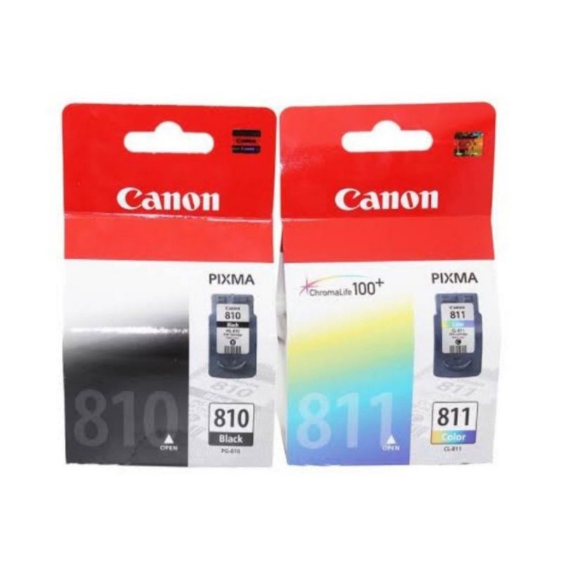 Jual TINTA CANON PIXMA 810 BLACK + 811 COLOR | Shopee Indonesia