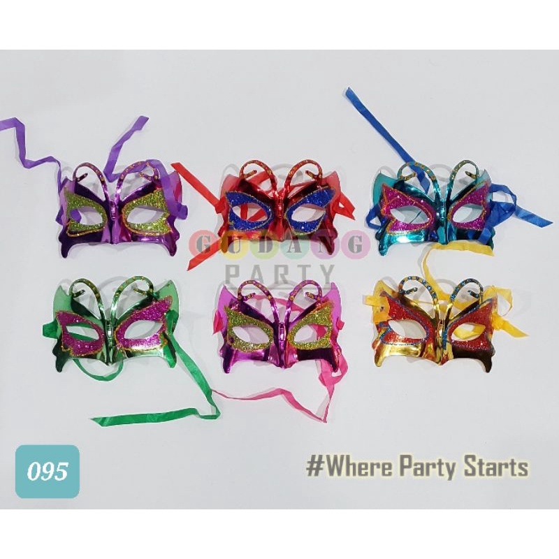Jual Topeng Pesta/Party Mask/Topeng Half Face/Halloween Mask/Masquerade ...