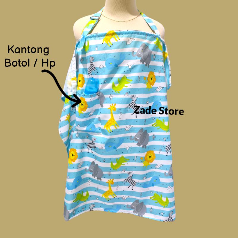Jual Apron menyusui 2 in 1 cover stroller penutup menyusui cover asi ...