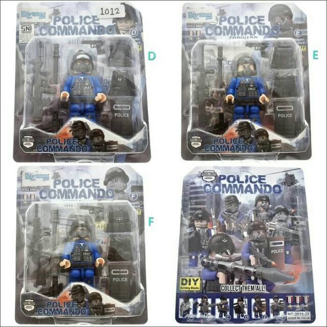 Jual Police Brick Commando DEF | Shopee Indonesia