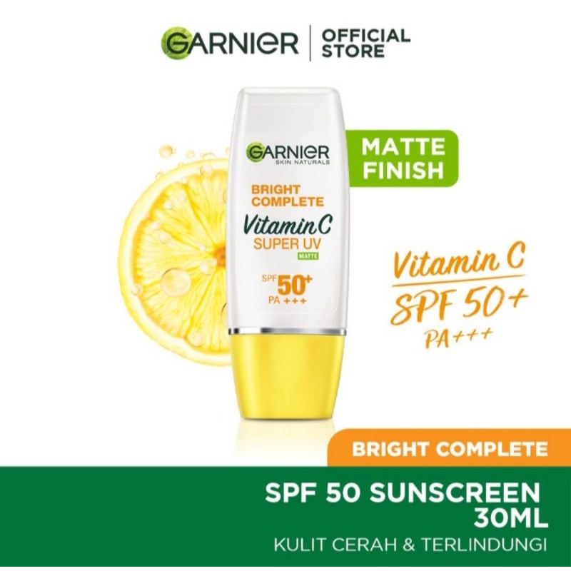 Jual Garnier Super UV Sunscreen matte 15 Ml / 30 Ml | Shopee Indonesia